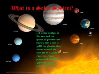 Solar System and Inner and Outer Planets | PPT