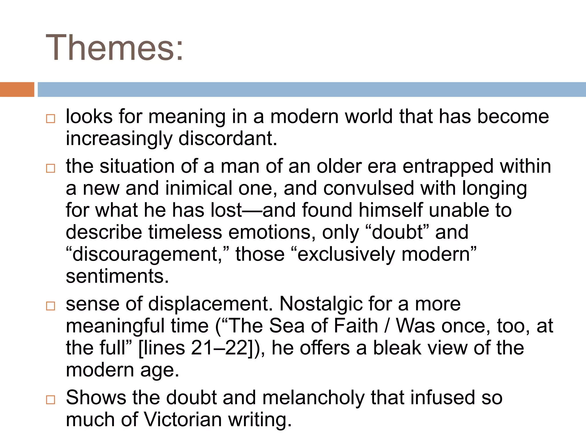 Matthew Arnold | PPT