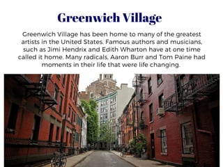 Matt Astrachan: Historical Walking Tours of NYC | PDF