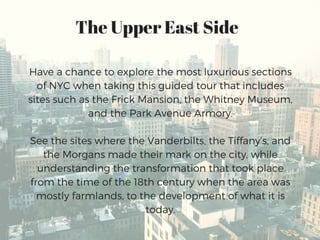 Matt Astrachan: Historical Walking Tours of NYC | PDF