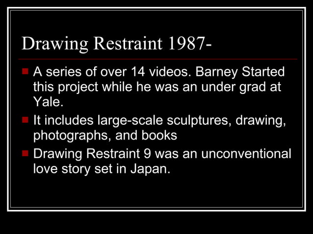 Matthew barney | PPT