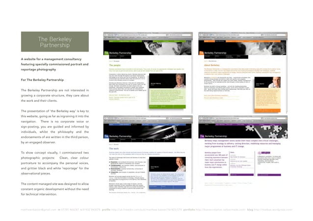 Matthew Baxter ux ui visual design | PPT