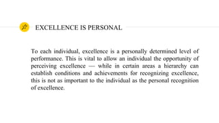 Matthew Brannelly - Personal Excellence - The Key To Success | PPT