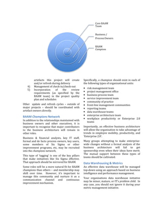 Building an effective business architecture and metrics capability | PDF
