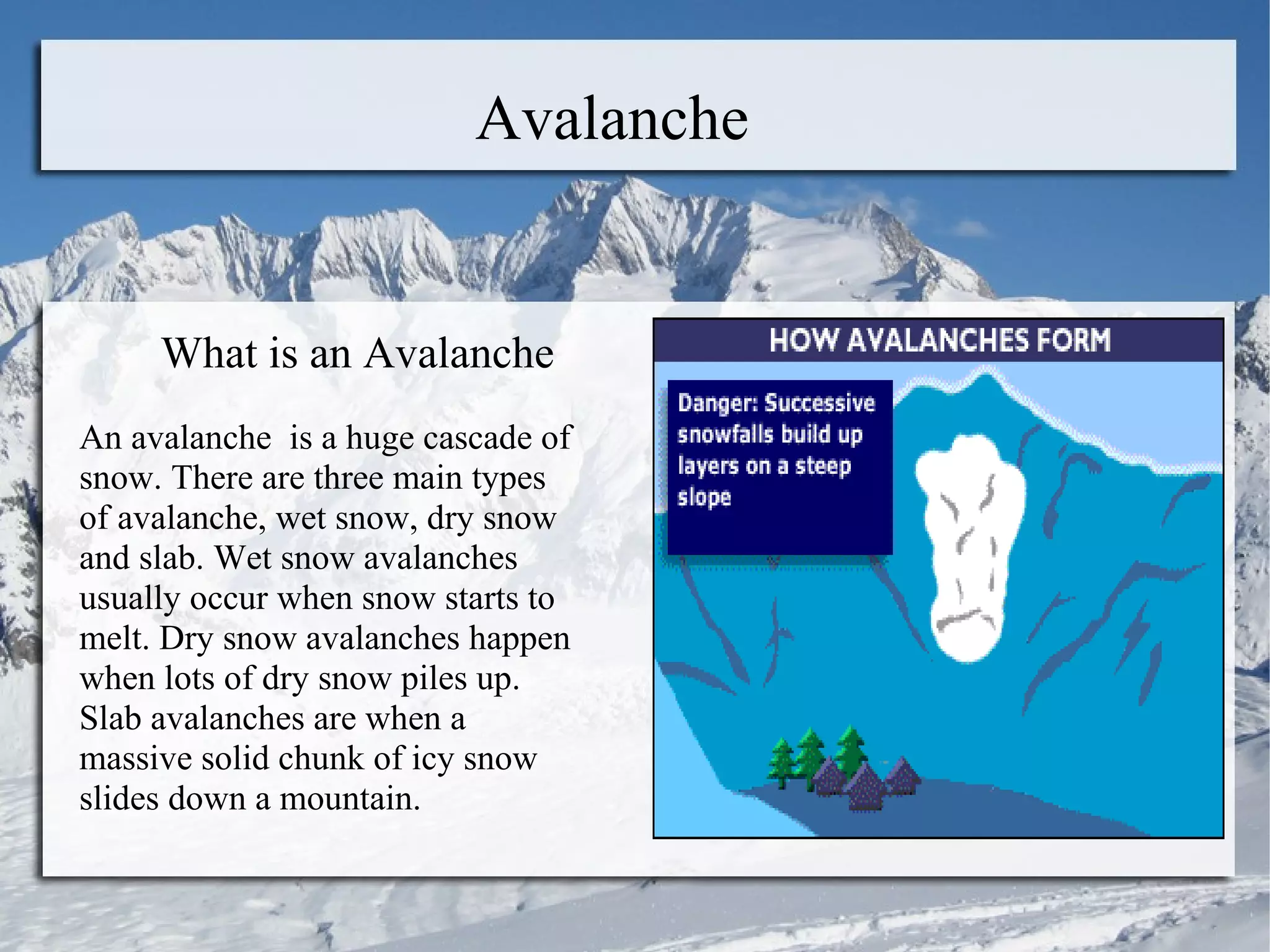 Avalanche | PPT