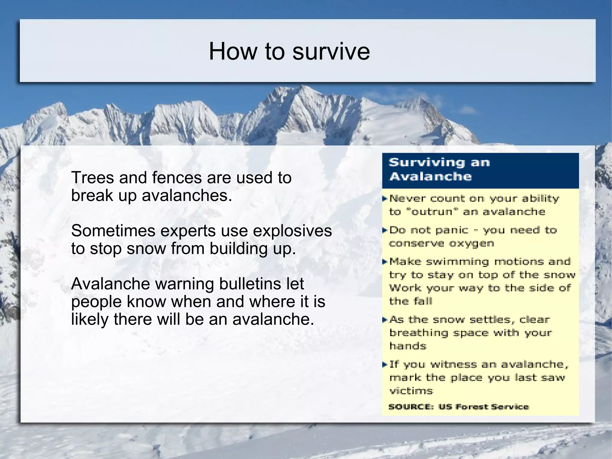 Avalanche | PPT