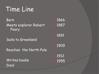 Matthew henson’s life | PPTX