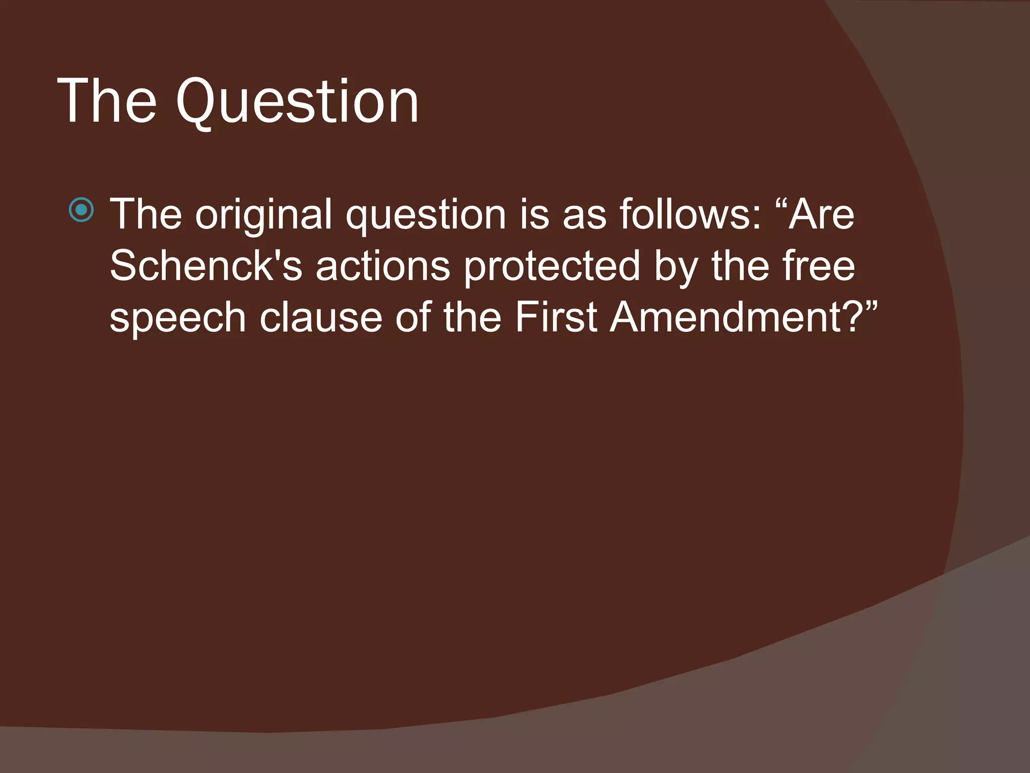 Schench v US | PPT