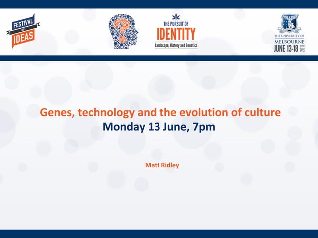 Matthew ridley presentation[1] | PPT