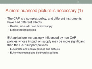 Matthews The EU's Common Agricultural Policy (CAP) and developing ...