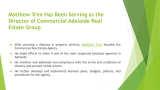 Matthew Trim Develops and Implements Business Plans for Commercial ...