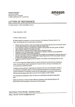 Reference Letter | PDF