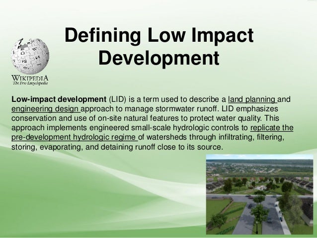 Low Impact Development Design