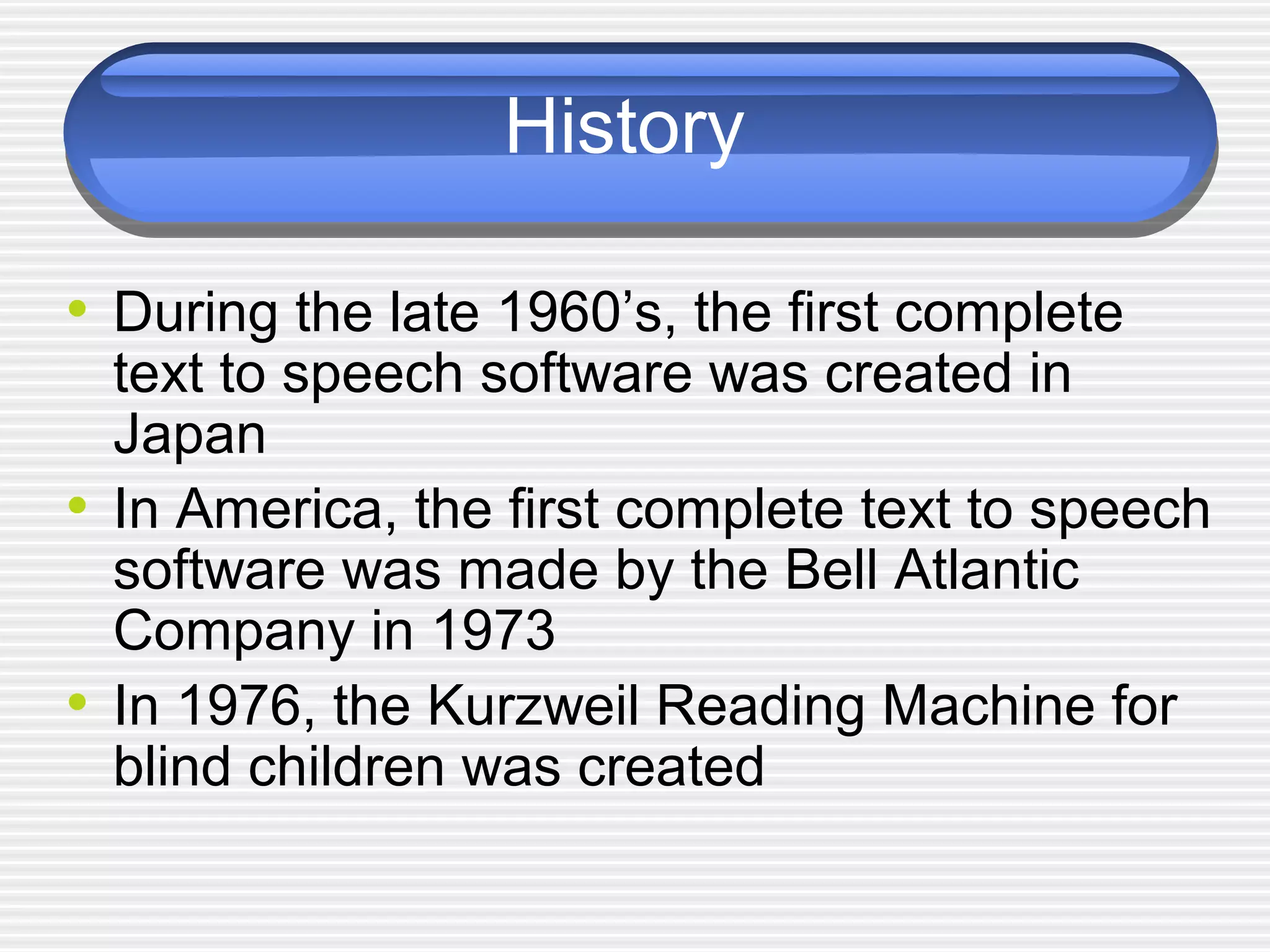 Text to Speech PowerPoint | PPT