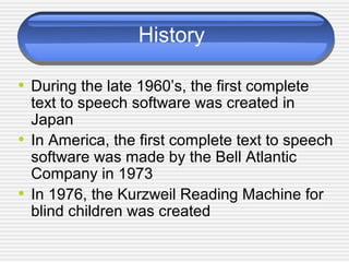 Text to Speech PowerPoint | PPT