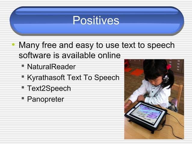 Text to Speech PowerPoint | PPT | Desktop Publishing | Computer ...