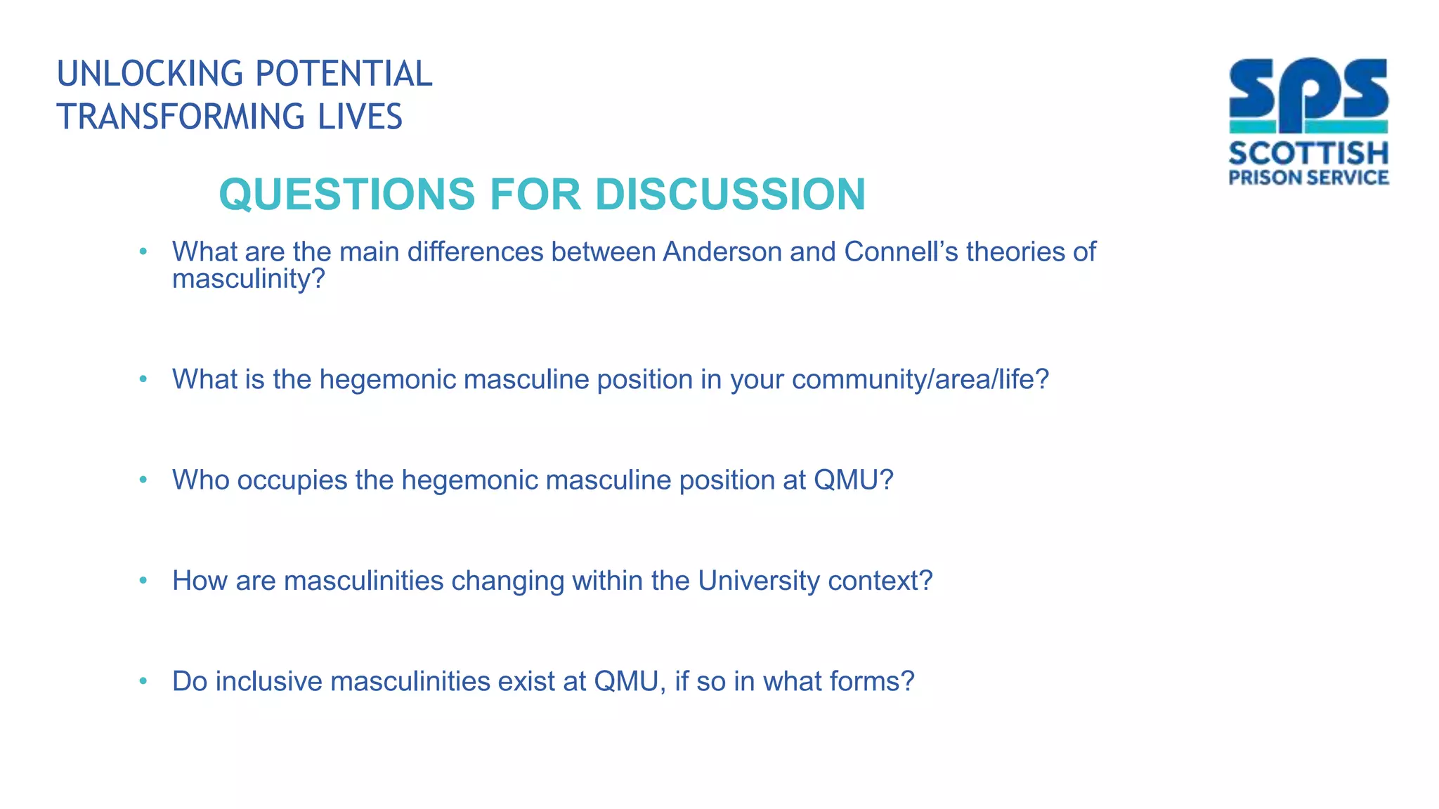 Matt maycock understanding masculinity 26th jan 2018 | PPT