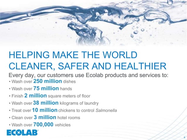 Molinaro - Ecolab Supply Chain Case Study | PPT
