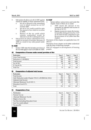 Mat To Amt on LLP | PDF | Free Download