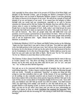 Mattot My Word Is My Bond | PDF