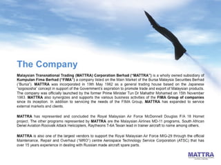 Mattra Company Profile | PPT