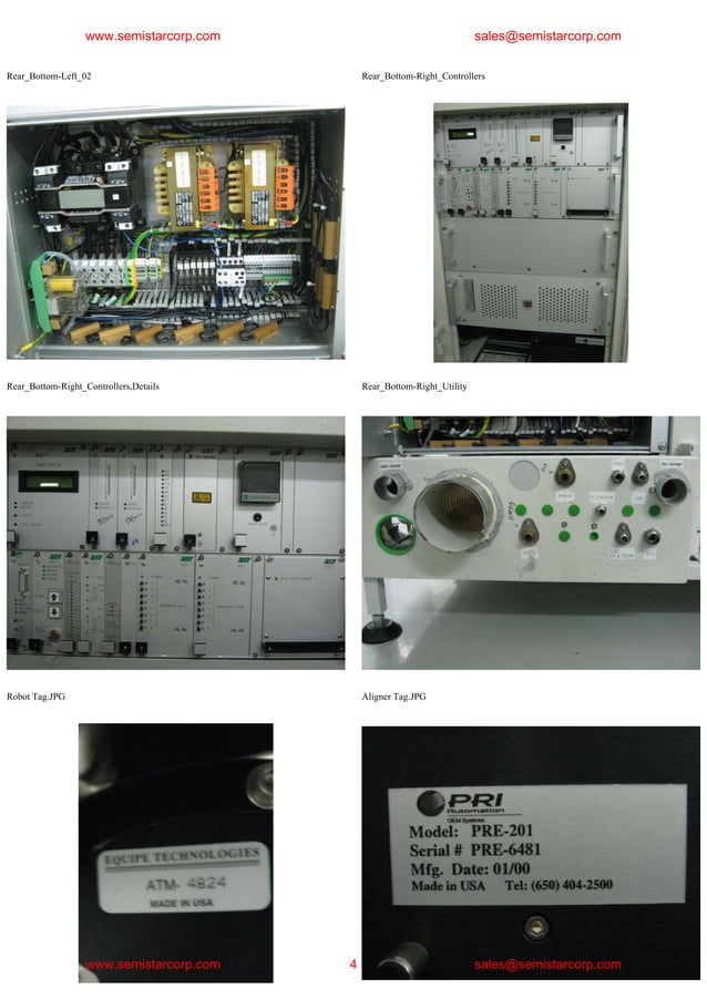 Mattson AST 2800 RTP 8 inch Rapid Thermal Processing Equipment