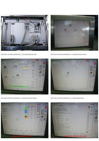 Mattson AST 3000 RTP 8 inch Rapid Thermal Processing Equipment | PDF