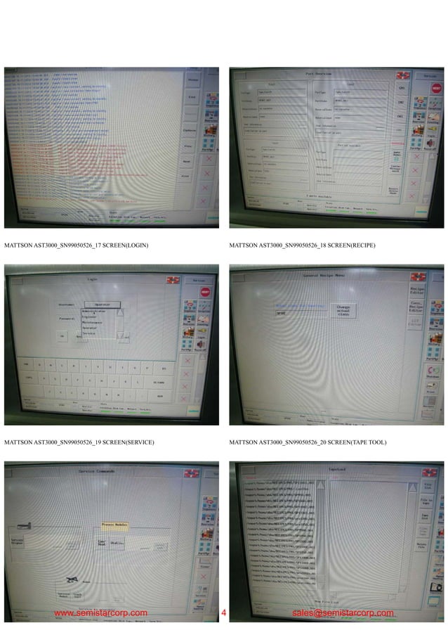 Mattson AST 3000 RTP 8 inch Rapid Thermal Processing Equipment | PDF