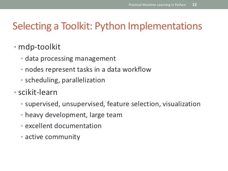Practical Machine Learning In Python