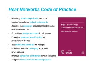 Heat Networks Code of Practice | PDF