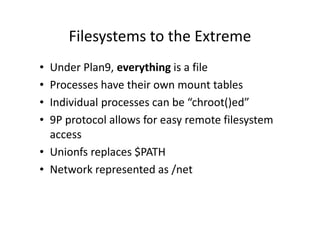 An Introduction to User Space Filesystem Development | PPT