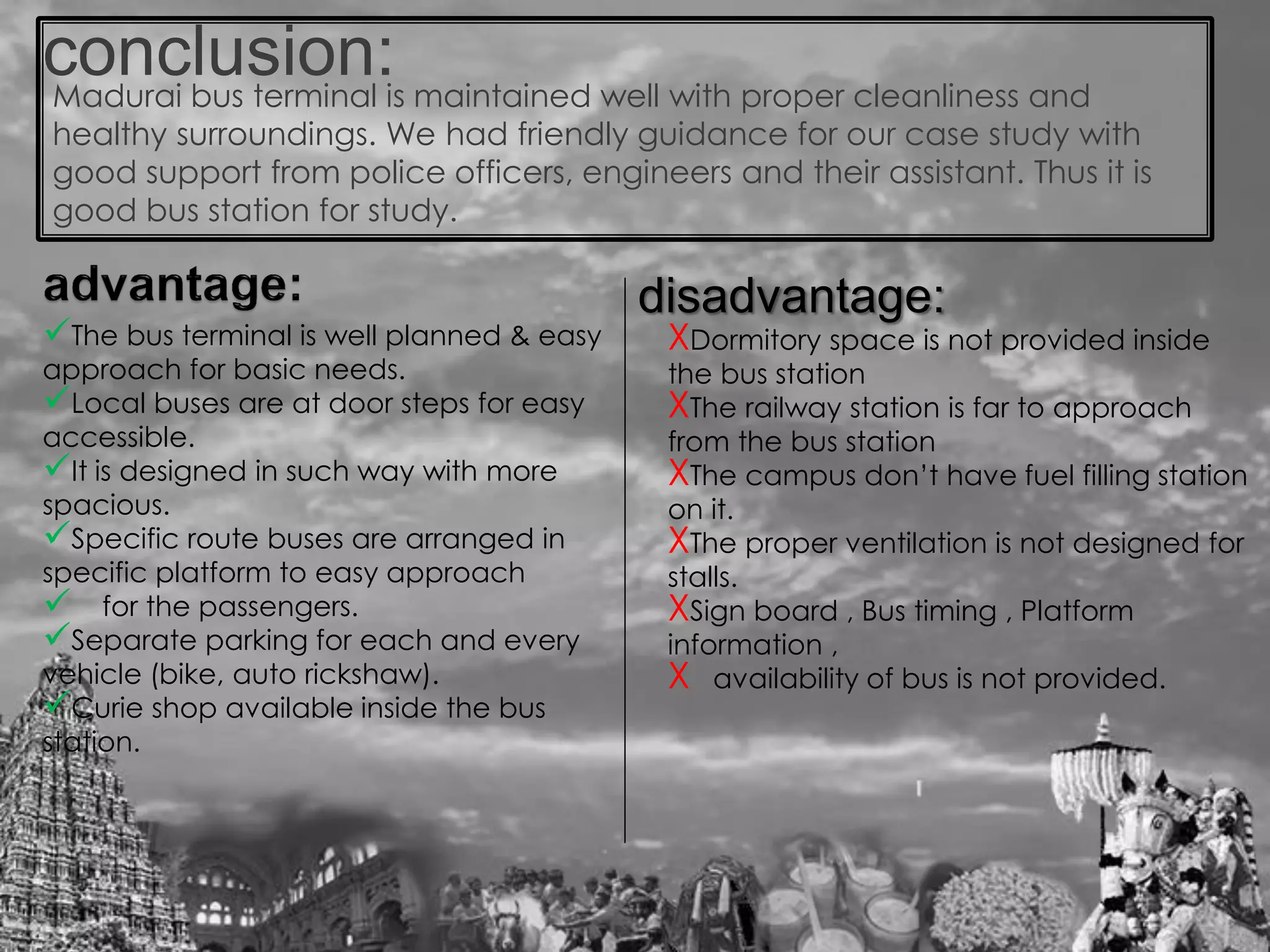 Mattuthavani bus terminal case study | PDF