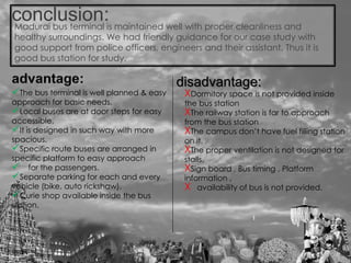 Mattuthavani bus terminal case study | PDF