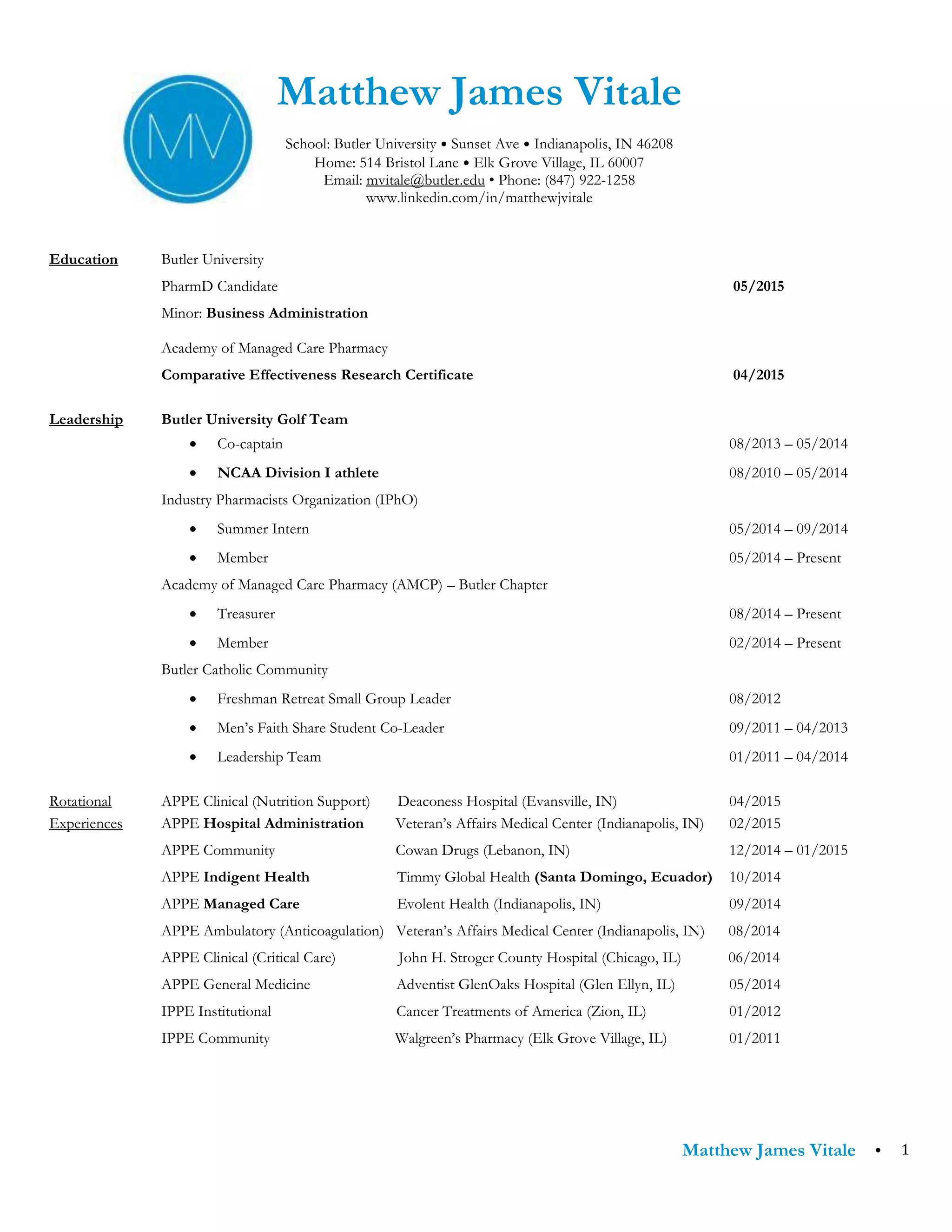 Curriculum Vitae | PDF