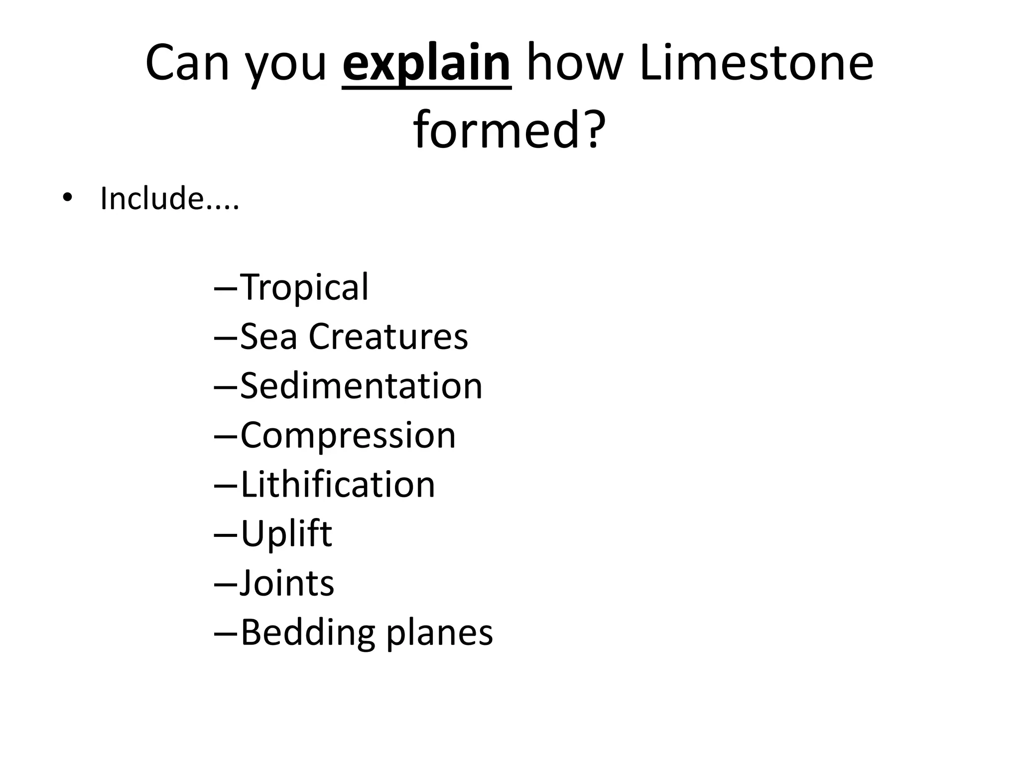 Matu 11 limestone features 1 | PPTX