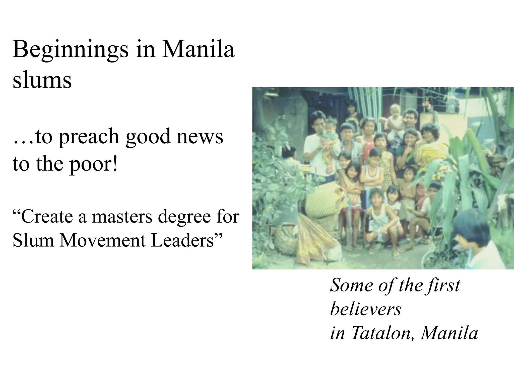 Slum Dwellers Theology: Pedagogy in the Slums | PPTX
