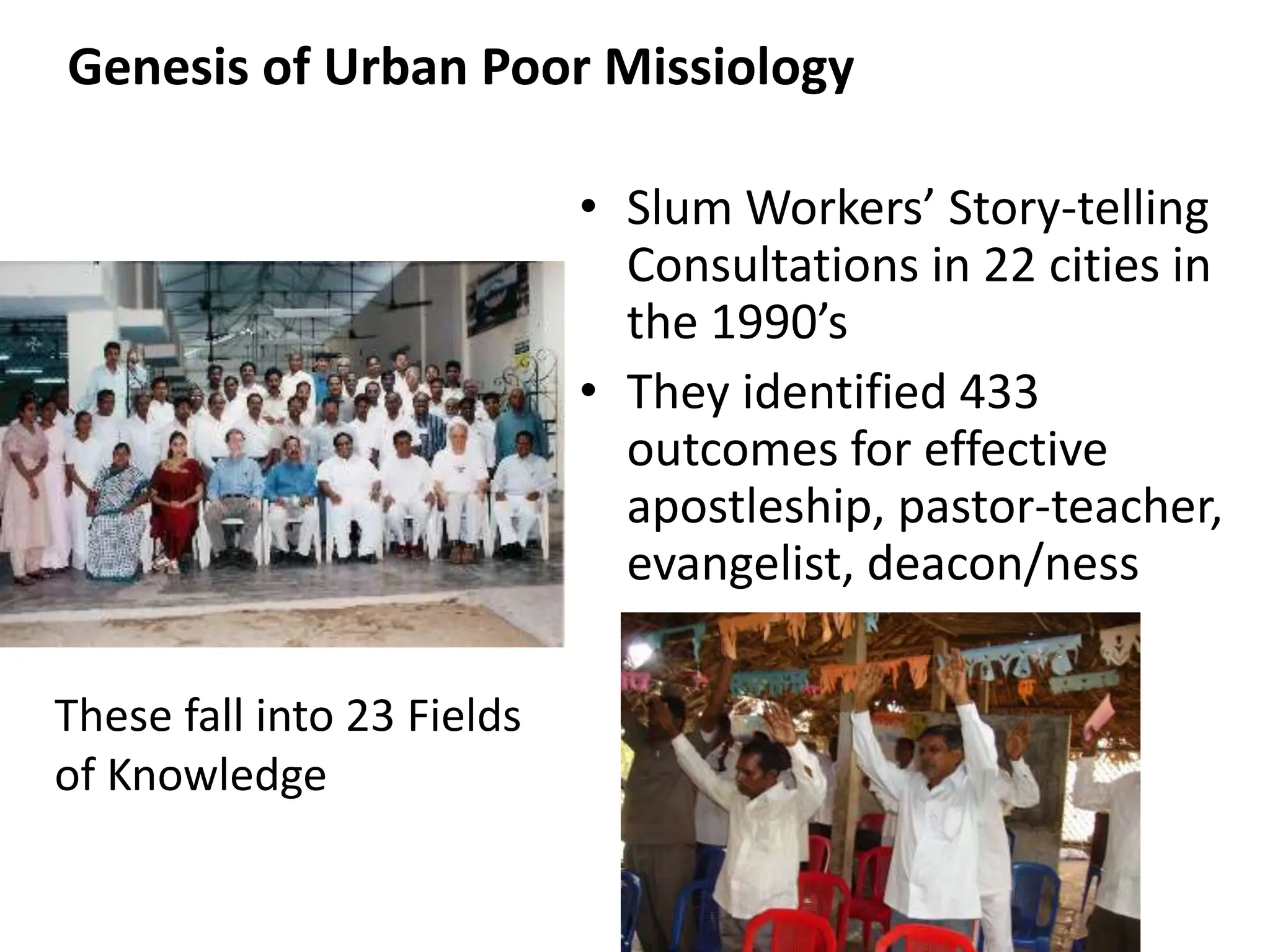 Slum Dwellers Theology: Pedagogy in the Slums | PPTX