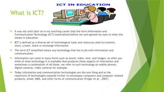 ICT in Secondary Schools Education .pptx