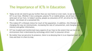 ICT in Secondary Schools Education .pptx