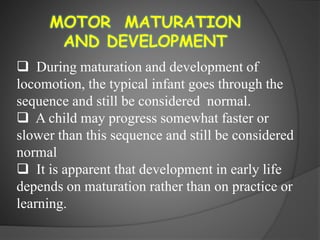 Maturation(Psychology) | PPTX | Biological Sciences | Science