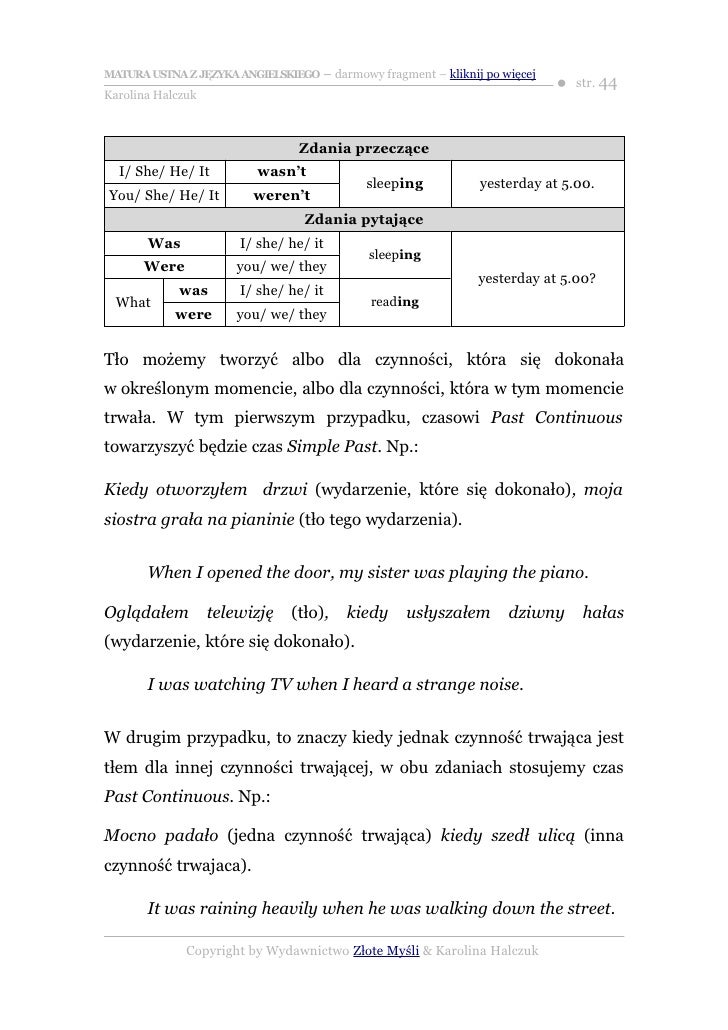 Matura ustna z języka angielskiego | PDF