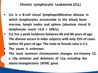 Haematology Mature lymphoid neoplasms | PPTX