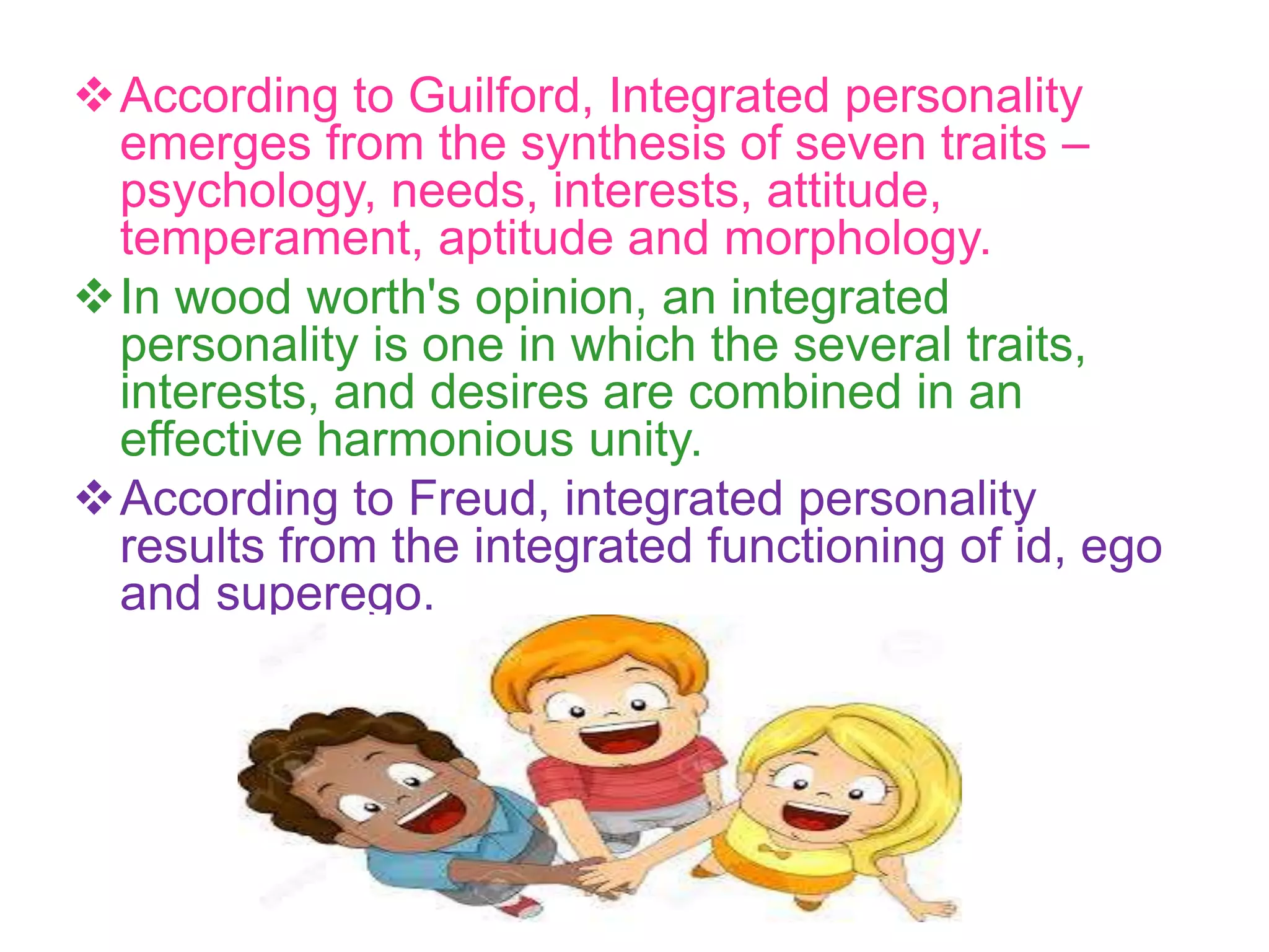 Mature personality and Integrated Personality | PPTX