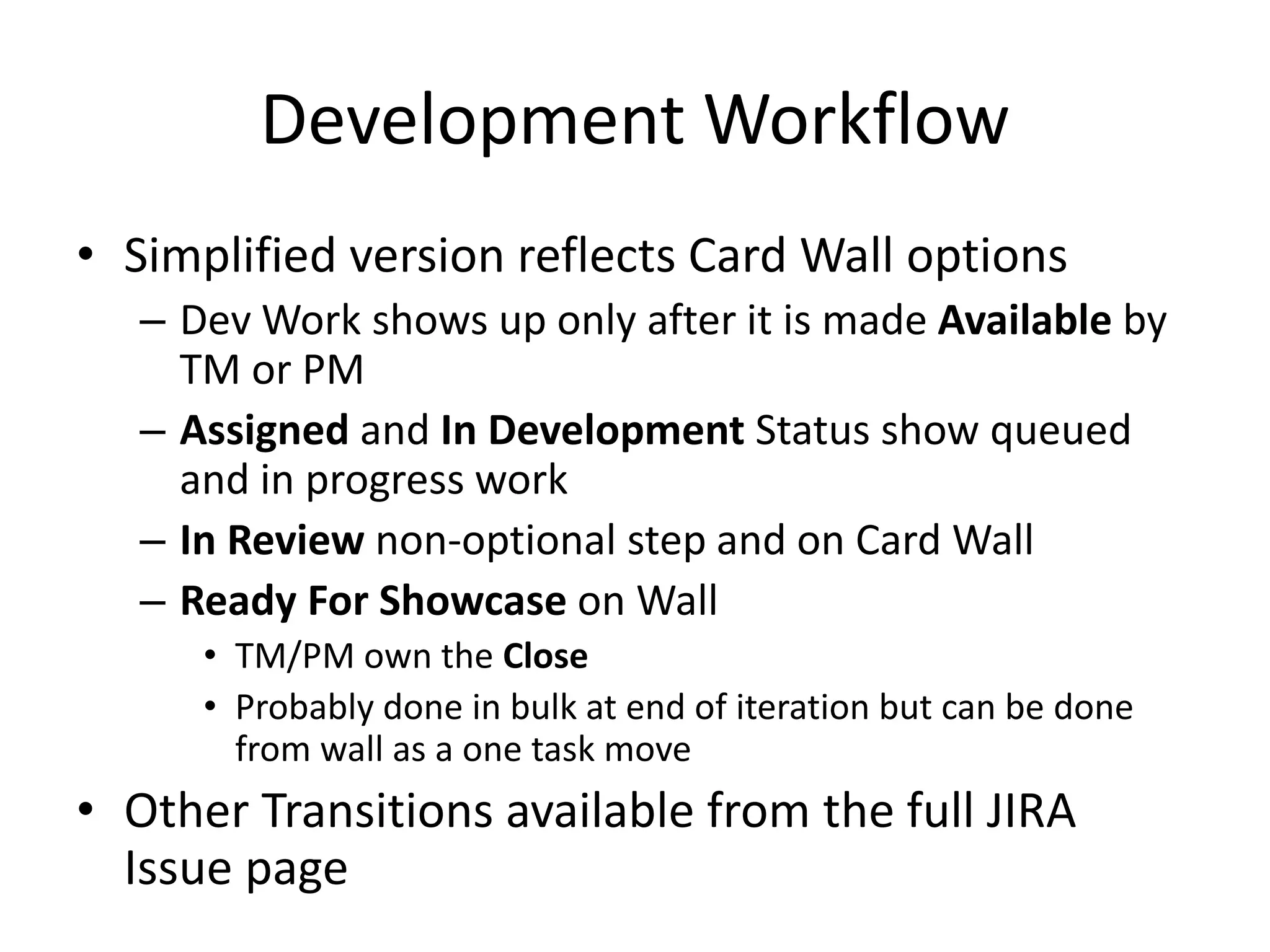 Maturing Agile SDLC & workflow improvements | PPTX