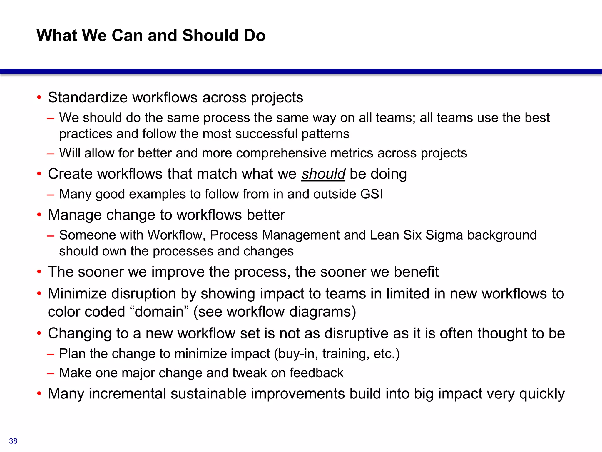 Maturing Agile SDLC & workflow improvements | PPTX