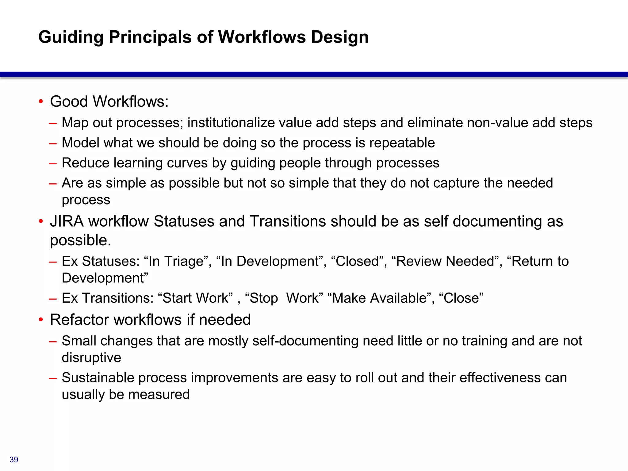 Maturing Agile SDLC & workflow improvements | PPTX