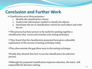 Maturing software engineering knowledge through classifications | PPTX