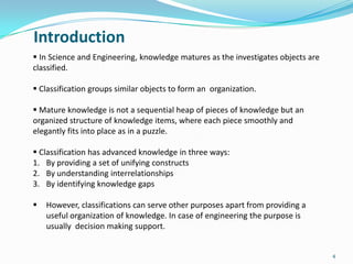 Maturing software engineering knowledge through classifications | PPTX
