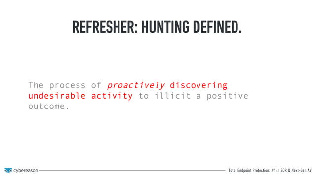 Maturing your threat hunting program | PPT Maturing your threat hunting program | PPT
