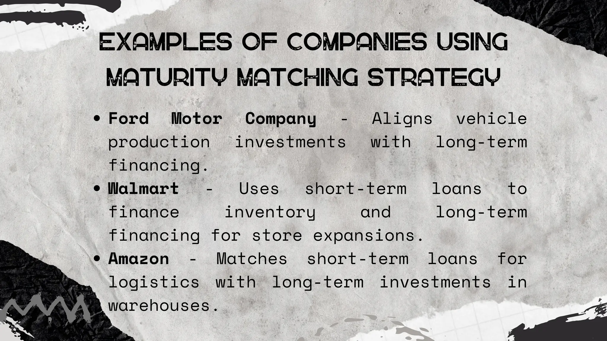 Financing Strategy: Maturity Matching Strategy | PDF